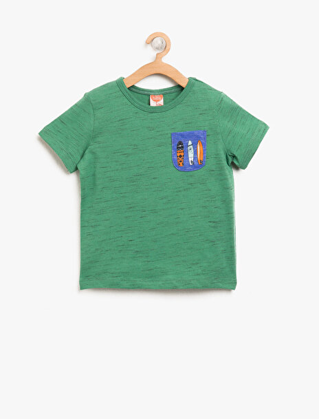 Koton Erkek Çocuk Cep Detaylı T-Shirt
