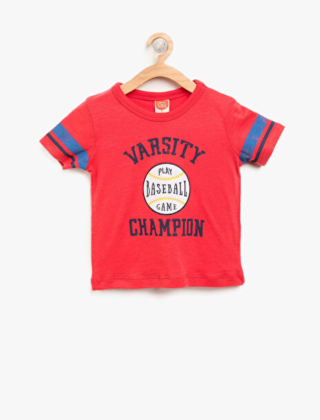 Koton Erkek Çocuk Yazılı Baskılı T-Shirt