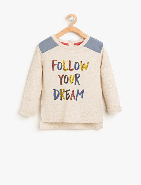 Koton Erkek Çocuk Yazılı Baskılı T-Shirt