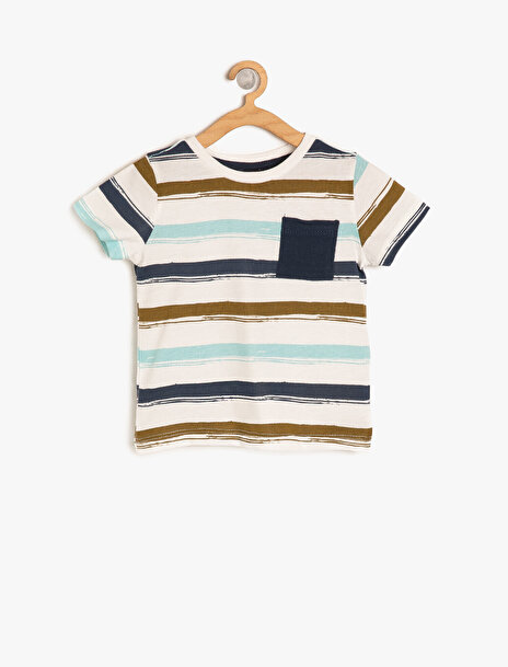 Koton Erkek Çocuk Cep Detaylı T-Shirt