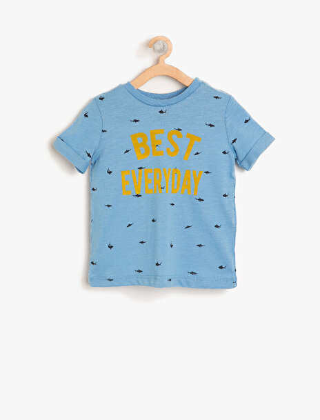 Koton Erkek Çocuk Yazılı Baskılı T-Shirt