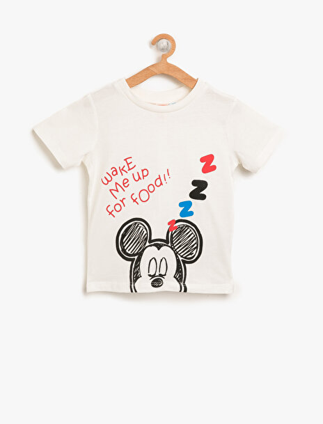 Koton Erkek Çocuk Mickey Mouse Baskılı T-Shirt