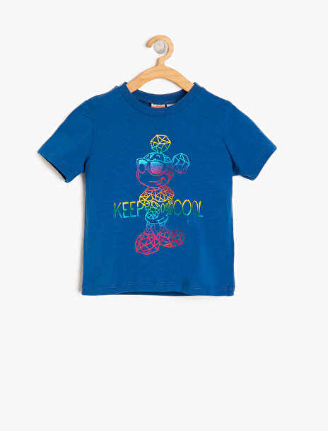Koton Erkek Çocuk Mickey Mouse Lisanslı Baskılı Lisanslı T-Shirt