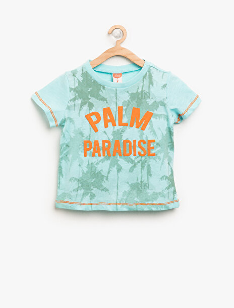 Koton Erkek Çocuk Yazılı Baskılı T-Shirt