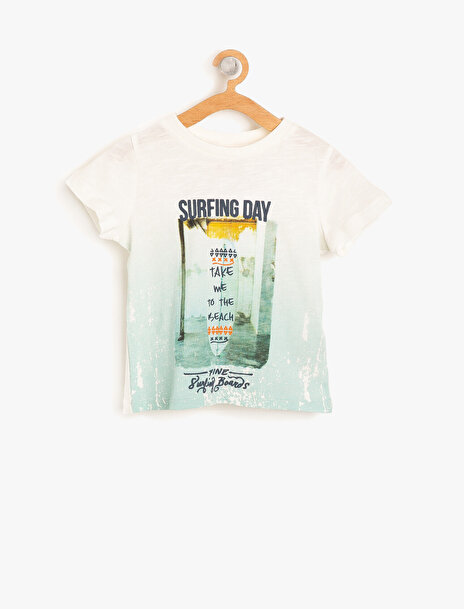 Koton Erkek Çocuk Yazılı Baskılı T-Shirt