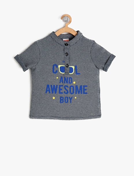 Koton Erkek Çocuk Hakim Yaka T-Shirt