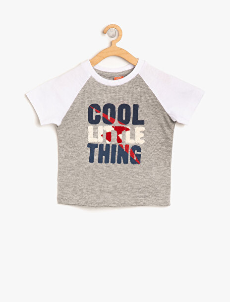 Koton Erkek Çocuk Aplikeli T-Shirt