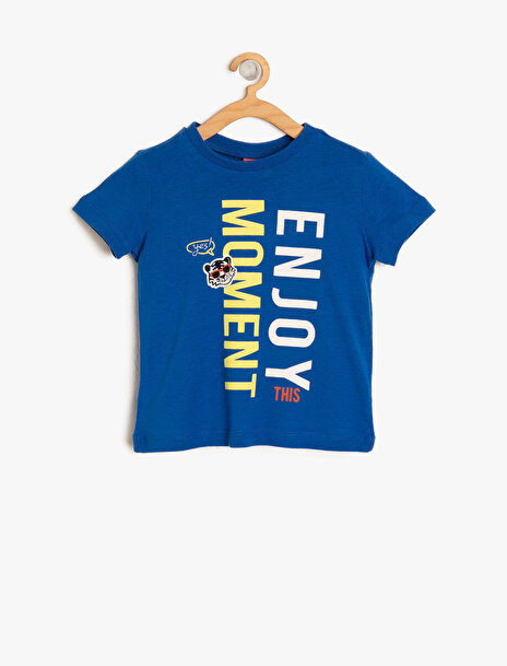 Koton Erkek Çocuk Yazılı Baskılı T-Shirt