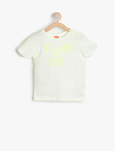 Koton Erkek Çocuk Yazılı Baskılı T-Shirt