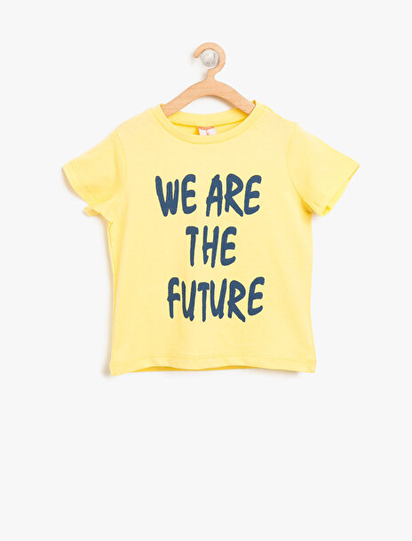 Koton Erkek Çocuk Yazılı Baskılı T-Shirt