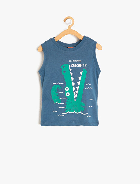 Koton Erkek Çocuk Desenli Atlet