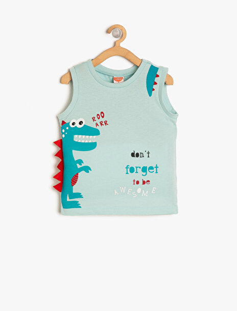 Koton Erkek Çocuk Yazılı Baskılı Atlet