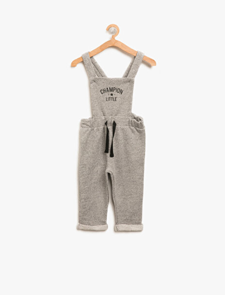 Koton Erkek Çocuk Yazılı Baskılı Tulum