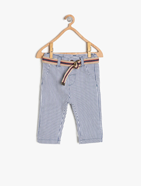 Koton Erkek Çocuk Kemer Detaylı Pantolon Koton Erkek Çocuk Kemer Detaylı Pantolon
