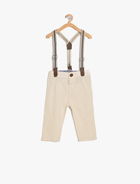 Koton Erkek Çocuk Kemer Detaylı Pantolon Koton Erkek Çocuk Kemer Detaylı Pantolon