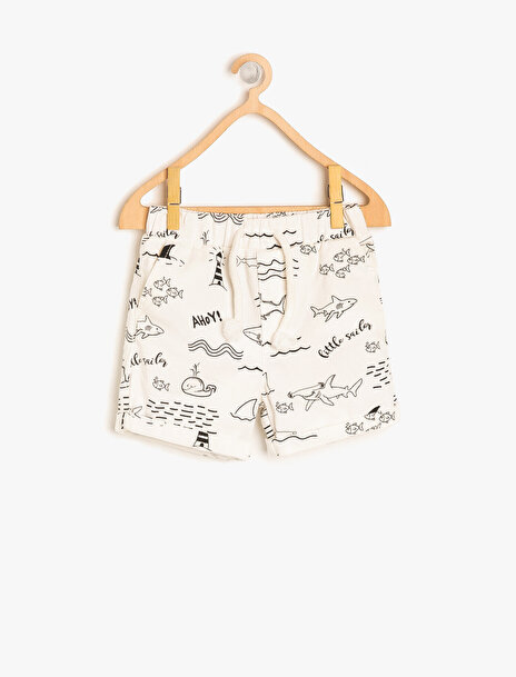 Koton Erkek Çocuk Beli Bağlamalı Şort