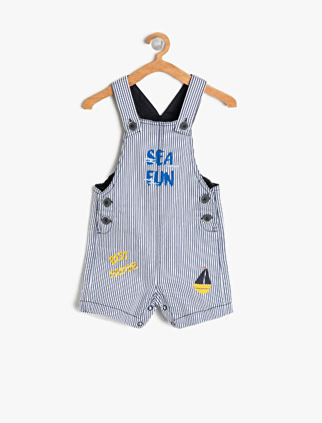 Koton Erkek Çocuk Yazılı Baskılı Tulum