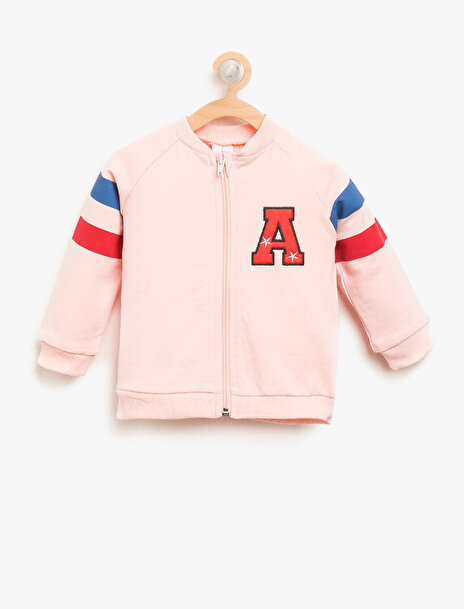 Koton Kız Çocuk Aplikeli Sweatshirt