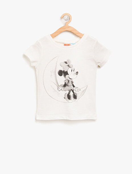 Koton Kız Çocuk Minnie by Koton Baskılı T-Shirt