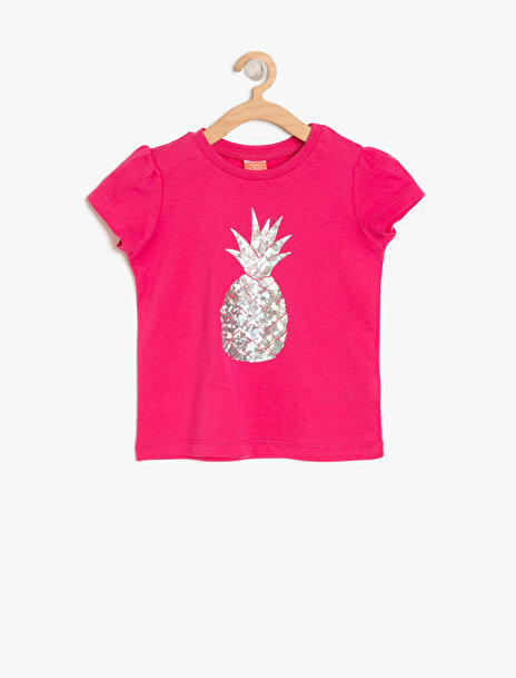 Koton Kız Çocuk Baskılı T-Shirt