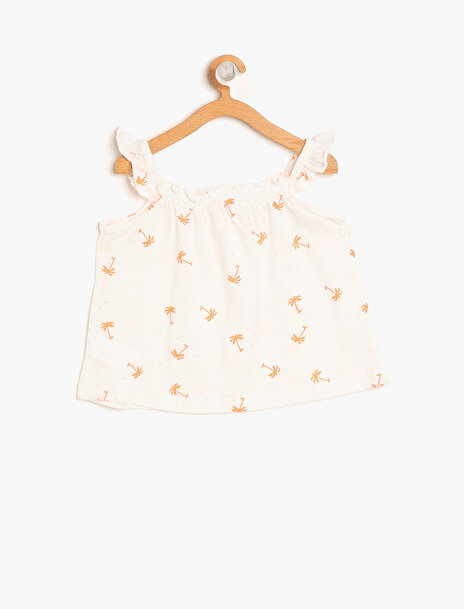 Koton Kız Çocuk İşlemeli Atlet