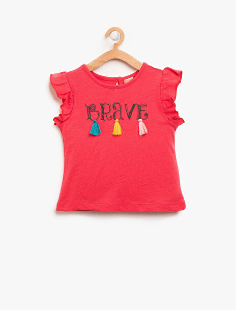 Koton Kız Çocuk Püskül Detaylı Atlet