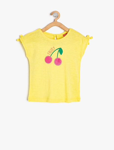 Koton Kız Çocuk Aplikeli Atlet