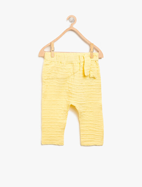 Koton Kız Çocuk Beli Bağlamalı Pantolon