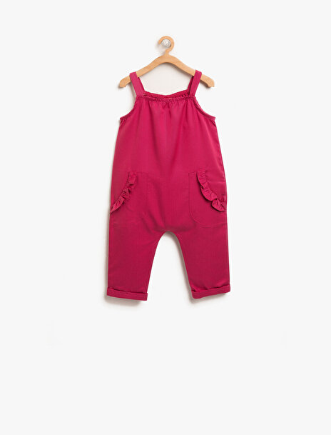 Koton Kız Çocuk Fırfır Detaylı Tulum