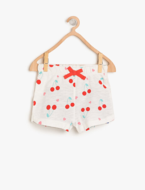 Koton Kız Çocuk Fiyonk Detaylı Şort