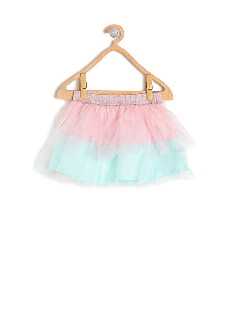 Koton Kız Çocuk Renk Bloklu Etek