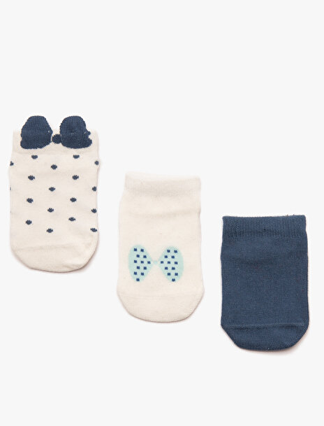 Koton Kız Çocuk Kız Bebek 3'lü Çorap Koton Kız Çocuk Kız Bebek 3'lü Çorap
