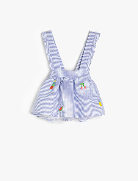 Koton Kız Çocuk İşlemeli Elbise