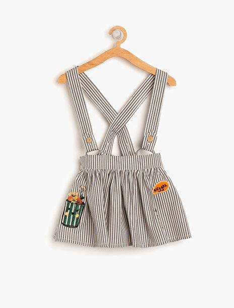 Koton Kız Çocuk Aplike Detaylı Elbise