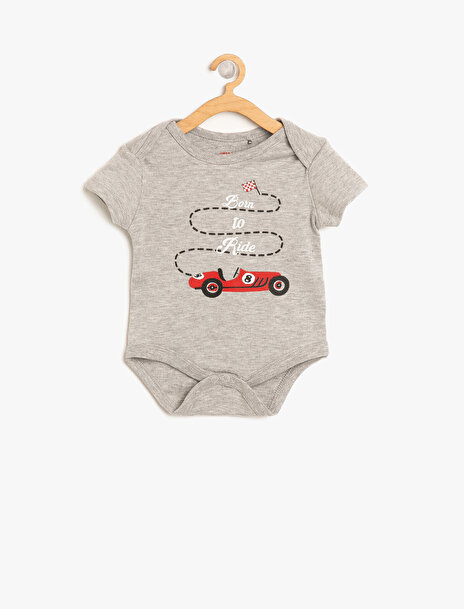 Koton Erkek Çocuk Baskılı Çıtçıtlı Zıbın