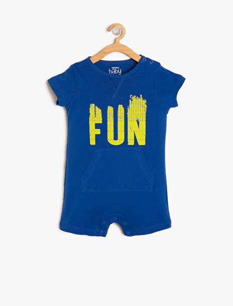 Koton Erkek Çocuk Yazılı Baskılı Tulum