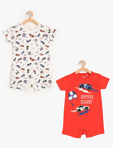 Koton Erkek Çocuk Yazılı Baskılı Tulum