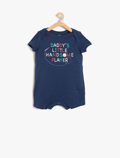 Koton Erkek Çocuk Yazılı Baskılı Tulum