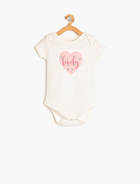 Koton Kız Çocuk Baskılı Çıtçıtlı Zıbın