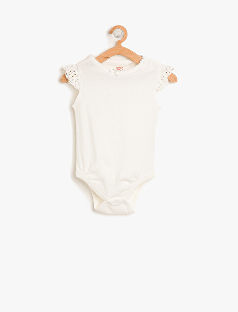 Koton Kız Çocuk Kol Detaylı Çıtçıtlı Zıbın