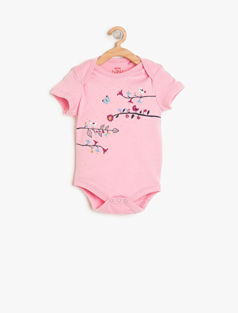 Koton Kız Çocuk Baskılı Zıbın