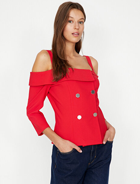 Koton Kadın Omzu Açık Bluz