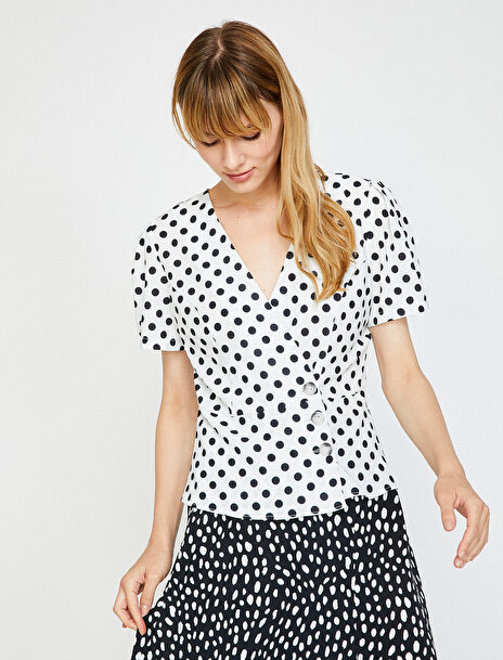 Koton Kadın Puantiyeli Bluz