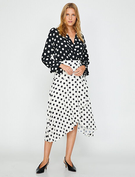 Koton Kadın Puantiyeli Etek