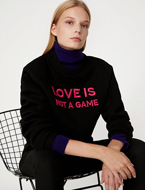 Koton Kadın Love For Koton Sweatshirt