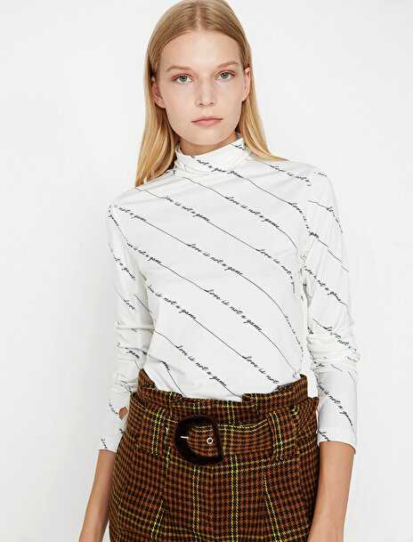 Koton Kadın Love For Koton T-Shirt