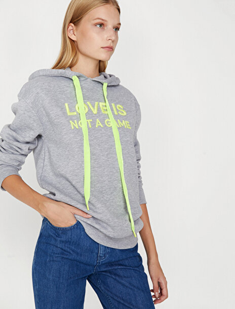 Koton Kadın Love For Koton Sweatshirt