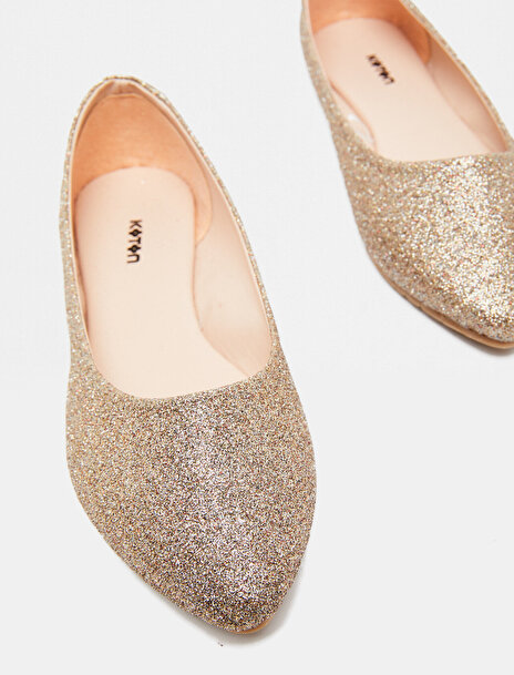 Koton Kadın Deri Görünümlü Babet