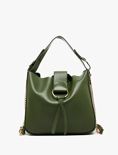 Koton Kadın Deri Görünümlü Omuz Çantası