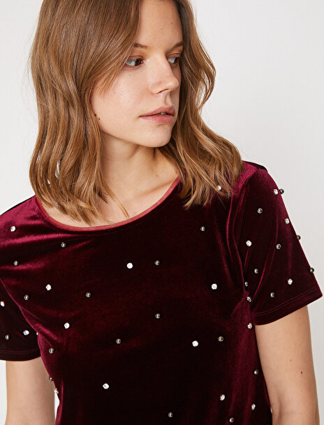 Koton Kadın Kadife Bluz